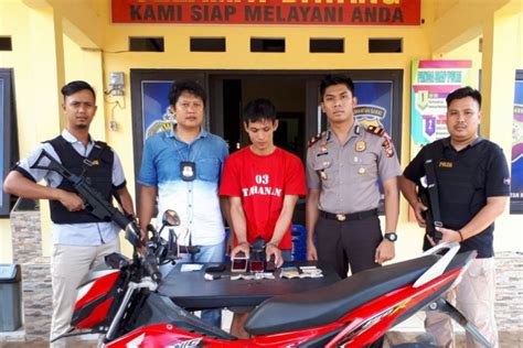 Polsek Tayan Hilir Dor Tersangka Curas Jalan Transkalimantan Antara