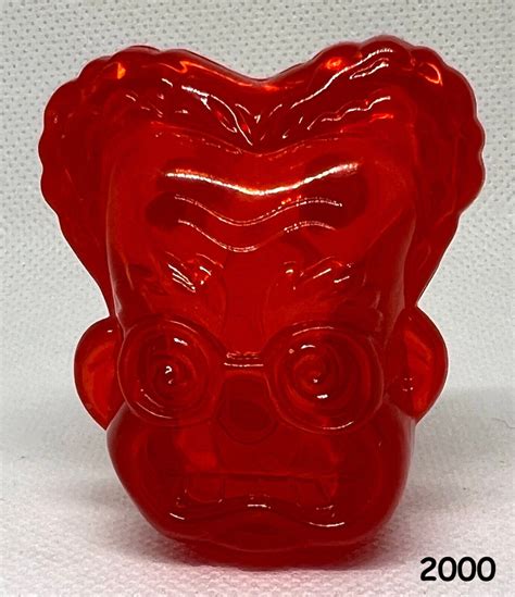 Doc Clear Red Toy Gogos Crazy Bones Monster Bones Mcdonalds Mcd