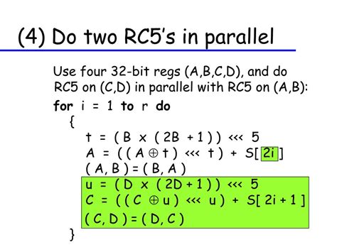 ppt the rc6 block cipher a simple fast secure aes proposal