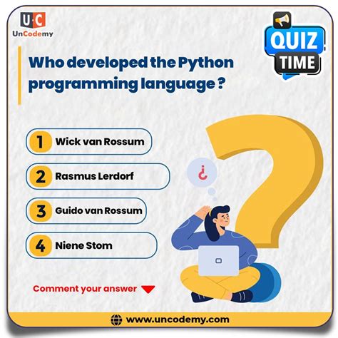 uncodemy on linkedin quiztime pythonprogramming uncodemy