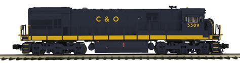 Chesapeake And Ohio O Scale Premier Ge U30c Diesel Engine Wproto Soundr
