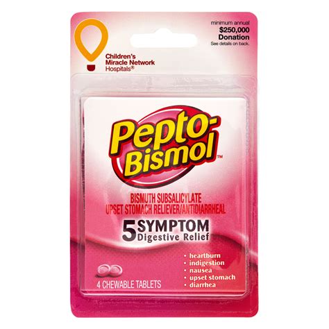 Pepto Bismol Chewable Original Tablets 12ct Similar Products Gopuff