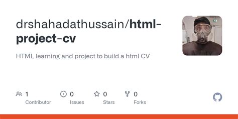 Github Shahadat Hussain Html Project Cv Html Learning And Project To Build A Html Cv