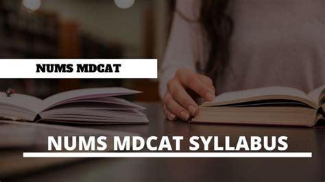 Nums Mdcat Syllabus 2025 Syllabus And Test Pattern Pak Army Guide In