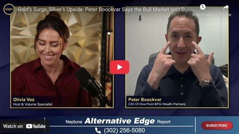 Golds Surge Silvers Upside Peter Boockvar Says The Bull Market Isn