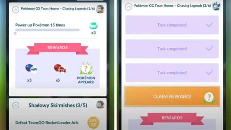 Pokémon Go Complete Chasing Legends Research And All Rewards