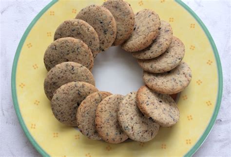 Dark Chocolate And Black Sesame Biscuits Andrew In The Kitchen