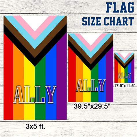 Progress Pride Flag Lgbt Ally Tqn212f Flagwix