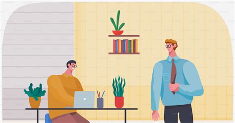 사무실 직장 디자인에서 일하는 비즈니스 캐릭터 공동 일하는 사람들 팀워크 회의 협업 및 토론 브레인 스토밍 사업가들의