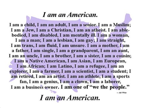 I Am An American Postcard Diy Printable Digital Download Etsy