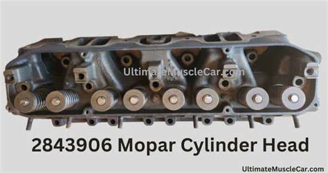 Chrysler 440 Cylinder Head Casting Numbers Big Block Mopar