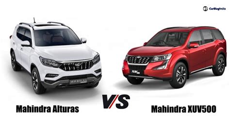 Mahindra Alturas Vs Mahindra XUV Detailed Specification Comparison Car Blog India