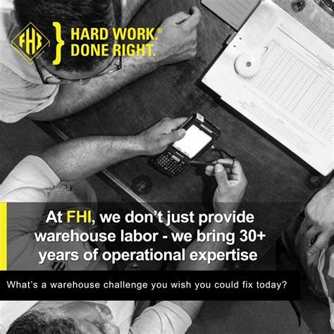 Warehouseefficiency Supplychainsolutions Fhiworks Laboroptimization