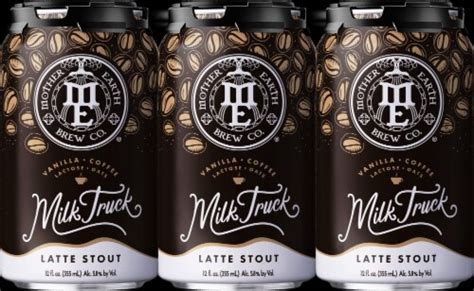 Mother Earth Milk Truck Latte Stout Craft Beer 6 Cans 12 Fl Oz Kroger