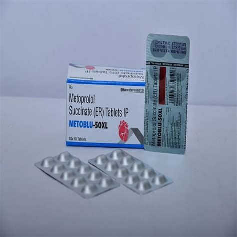 Metoprolol Succinate 50mg Tablet At ₹ 64stripe Met Xl Tablet In