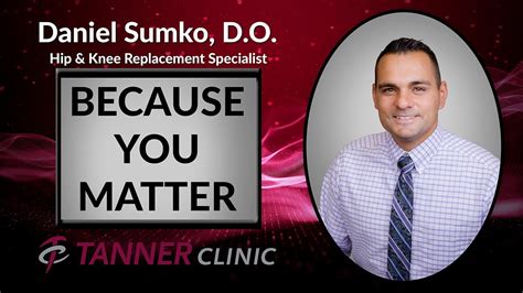 Daniel Sumko Do Because You Matter Tanner Clinic Youtube