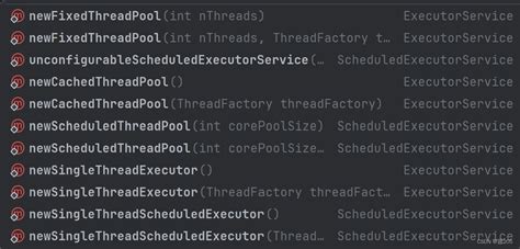线程池总结 executors newfixedthreadpool 4 csdn博客