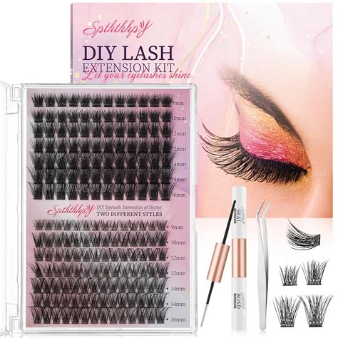 Spththhpy Lash Extension Kit182pcs Eyelash Lash Clusters9