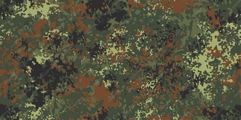 Premium Vector German Flecktarn Military Camouflage Seamless Pattern