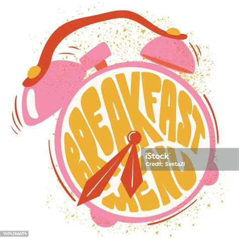 Breakfast Menu Stock Illustration Download Image Now Alarm