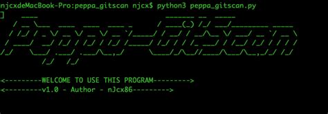 Github Njcxpeppagitscan 一款可以自动获取代理的github 扫描器