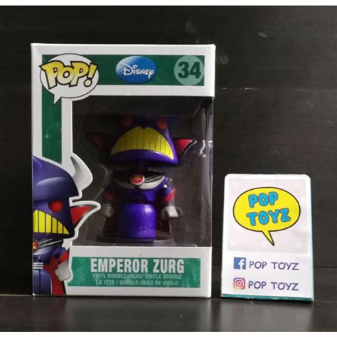 Funko Pop Disney Toy Story Emperor Zurg 34 ของแท้ งานเก่าเลิกผลิตแล้ว