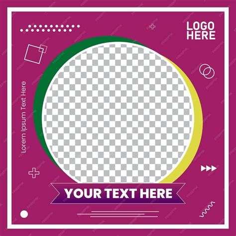 Premium Vector Colorful Vector Frame Background Template Design Premium Vector Colorful Vector Frame Background Template Design