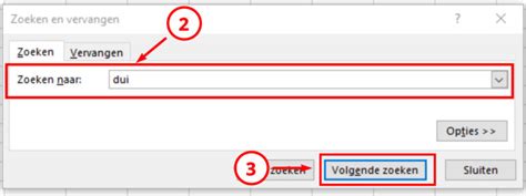 Sneltoetsen Ctrlf En Ctrlh Uitgebreide Versie Beter In Excel
