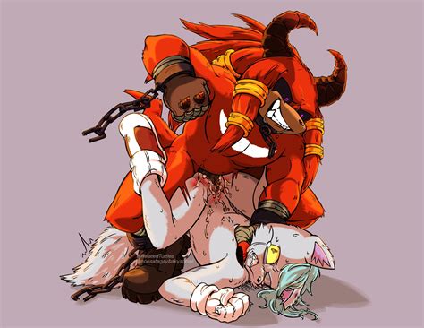 Rule 34 Absurd Res Andromorph Anthro Arctic Wolf Black Sclera Blue