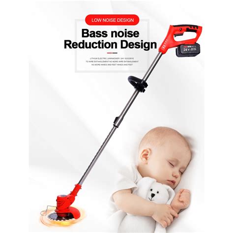 Cordless Lawn Mower Grass Trimmer With 88v Lithium Battery Set Grass