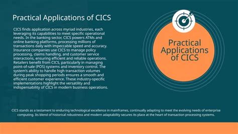 what is cics in mainframe know its features pptx
