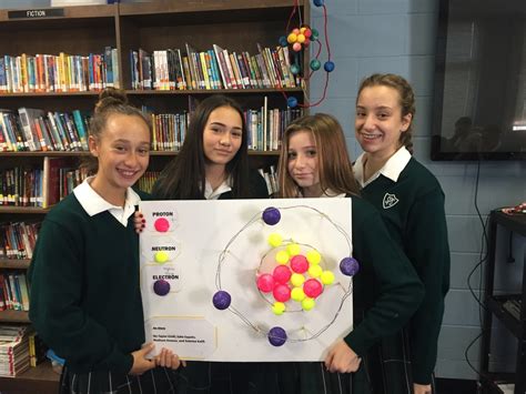 8th Grade Atomic 3d Model St Patricks Catholic School Staten