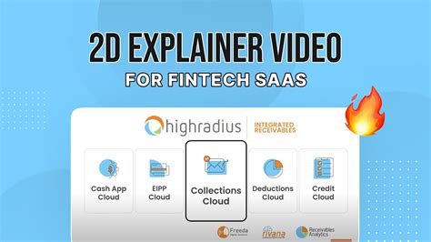 2d Explainer Video For Fintech Saas Highradius Collections Cloud