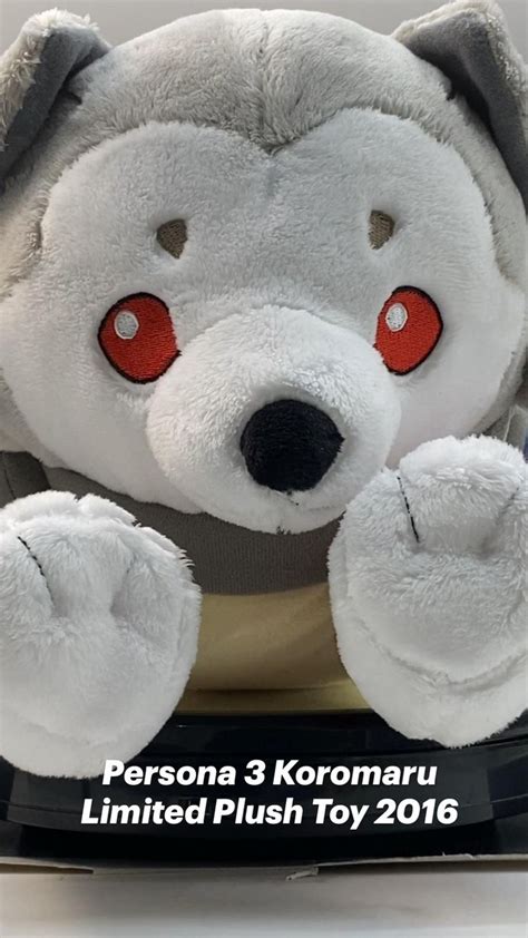Persona 3 Koromaru Limited Plush Toy 2016 Persona Koromaru Plushtoy