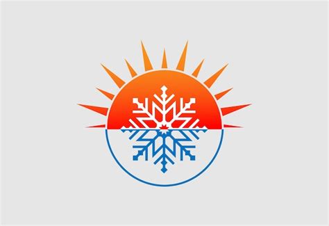 Cold Symbol Set Of Snowflakes Christmas Design Pro Vector Premium Vector