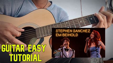Until I Found You Stephen Sanchez Guitar Easy Tutorial Easy Step By