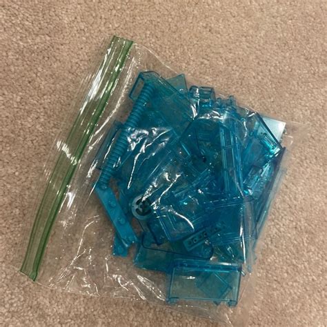 Lego Toys Translucent Icy Teal Light Blue Clear Lego Pieces 3 Ounce Poshmark