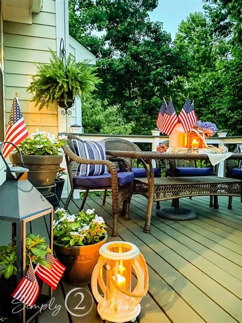 Simply Beautiful Outdoor Patriotic Celebration Ideas
