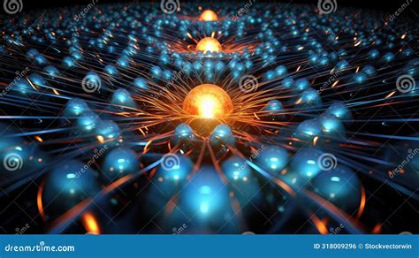 Tunneling Atom Movement Stock Illustration 318226918