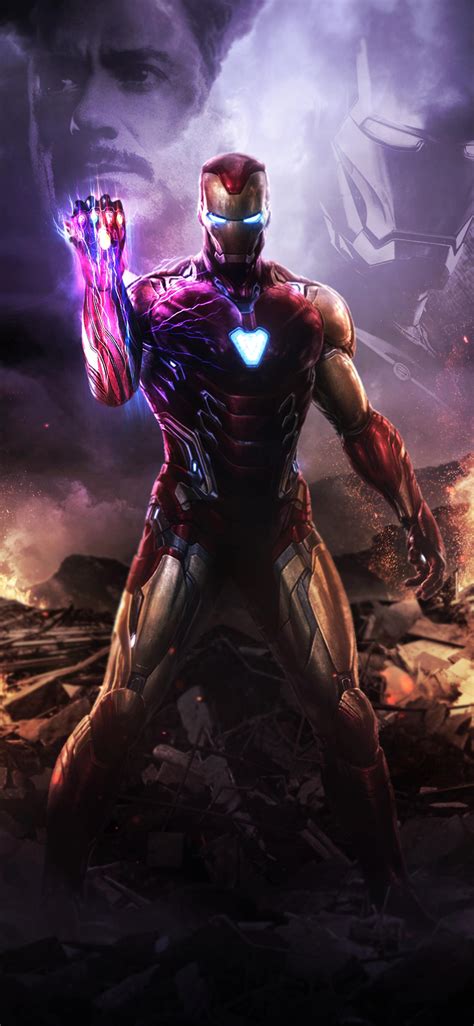 1125x2436 Iron Man Infinity Gauntlet 4k Iphone Xsiphone 10iphone X