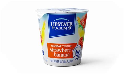 Upstate Farms® 8oz Strawberry Banana Nonfat Yogurt Unc Dairy