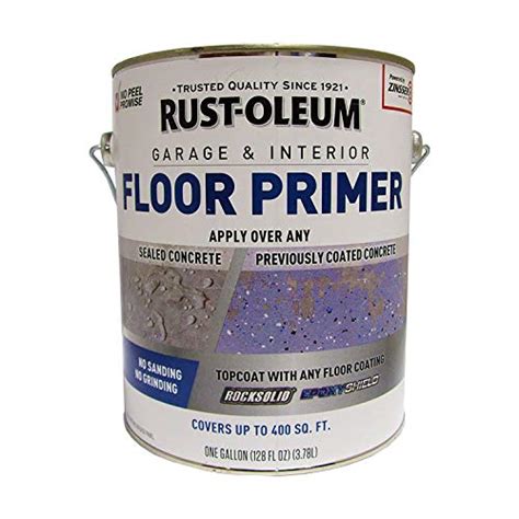 Rock Solid Rust Oleum 338806 Gallon Concentrate Floor Primer Gray