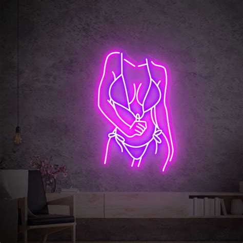 Sexy Lady Neon Sign Lamp Custom Led Lighting Solutions