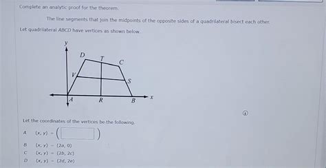 [solved] Complete An Analytic Proof For The Theore