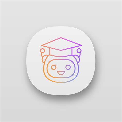 Machine Learning App Icon Artificial Intelligence Uiux User Interface