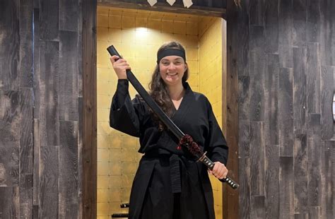 Taking A Ninja Class At Ninja Dojo And Store In Kyoto Japan