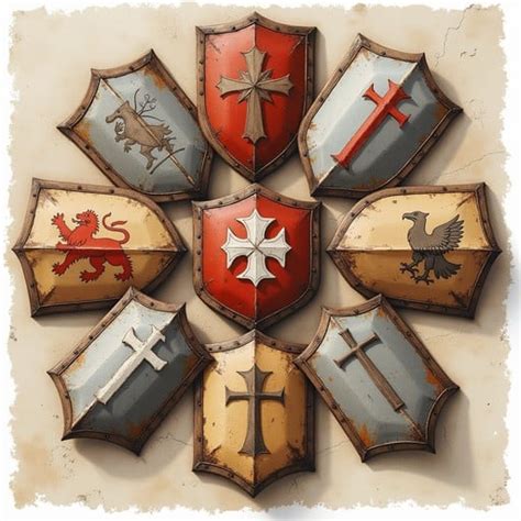 Free Medieval Shield Mandala Image Medieval Shields Heraldry Download At Stockcake