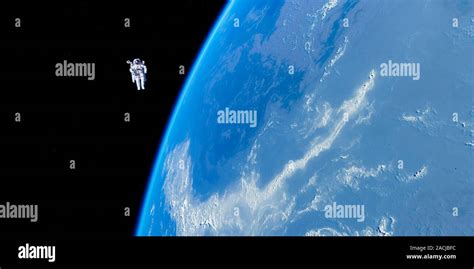 Spacewalk Astronaut In A Manned Maneuvering Unit Mmu Spacewalking