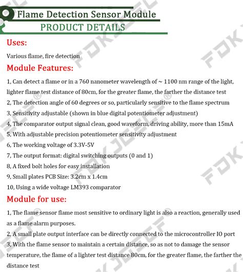 Lm393 3 Pin 4 Pin Ir Flame Detection Sensor Module Fire Detector
