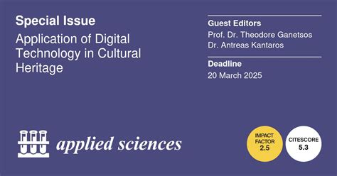 applied sciences mdpi on linkedin specialissue culturalheritage